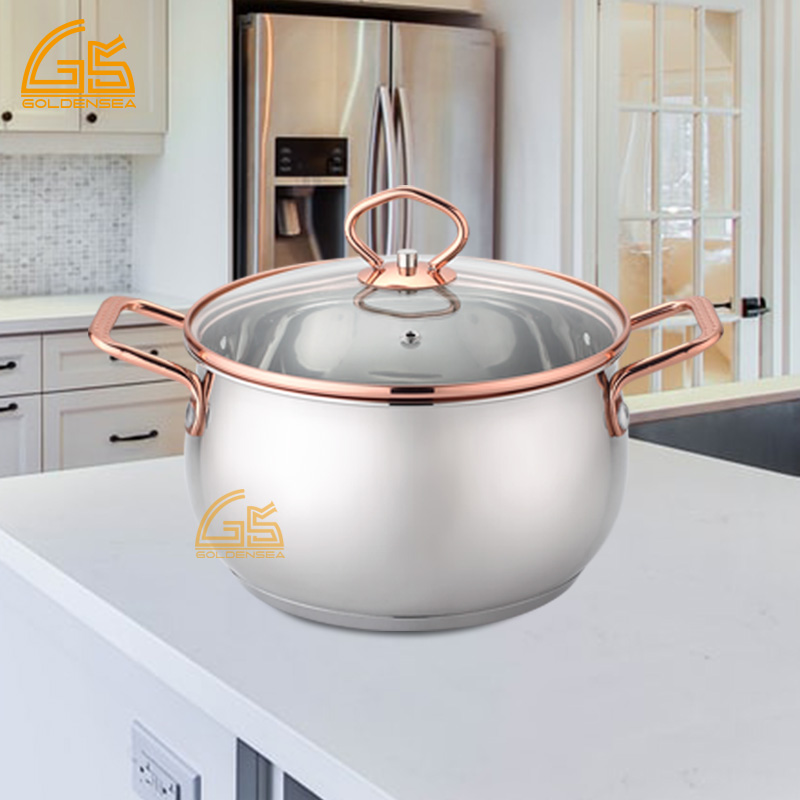 Goldensea Hight Quality 6pcs Stainless Steel Cookware Set Saucepan With ...